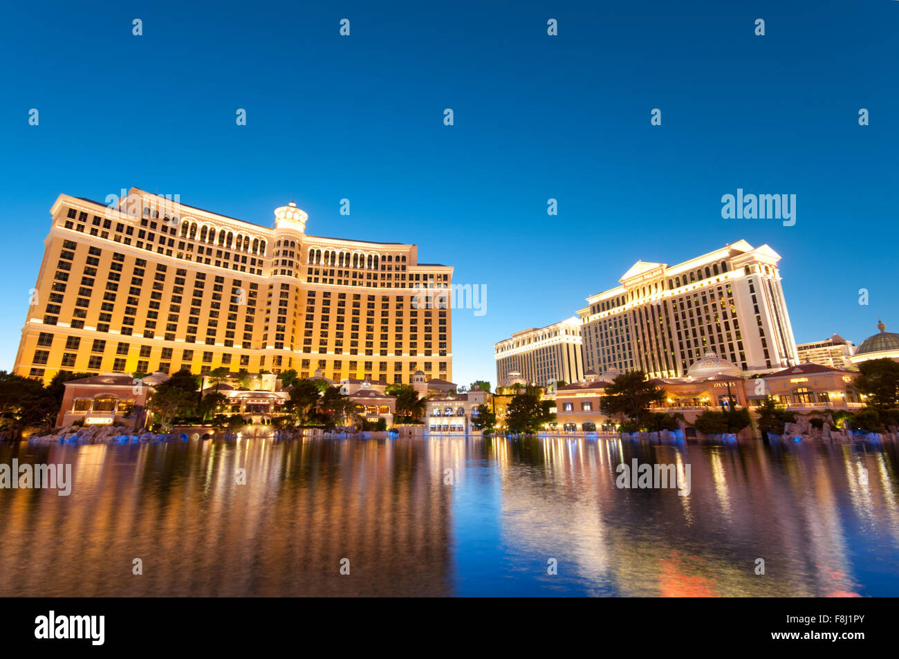 Bellagio hotel casino entrance sign hi-res stock photography and images ...