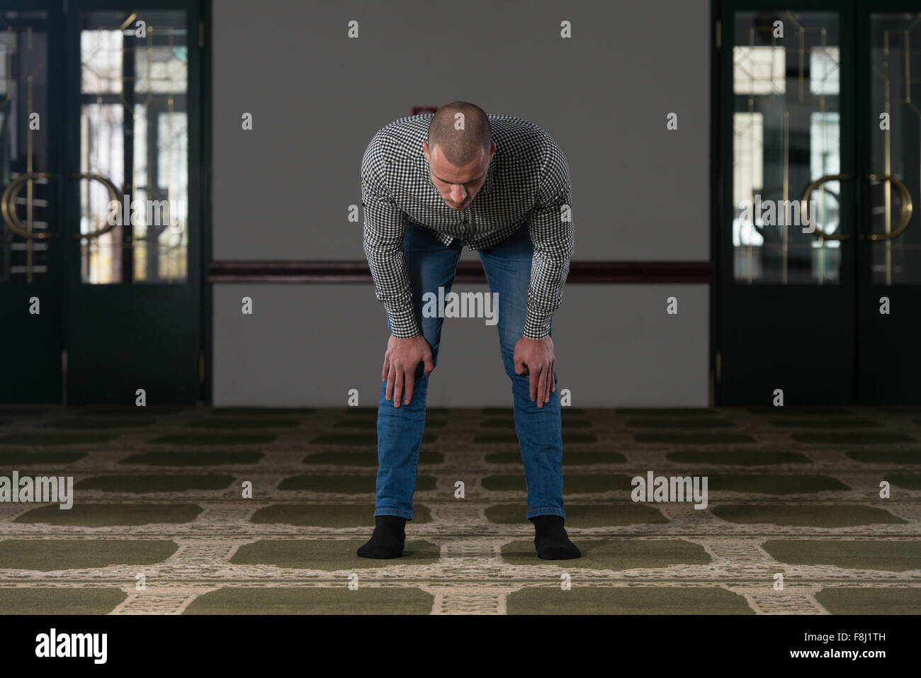 Young Muslim Man Making Traditional Prayer To God Allah Stock Photo - Alamy