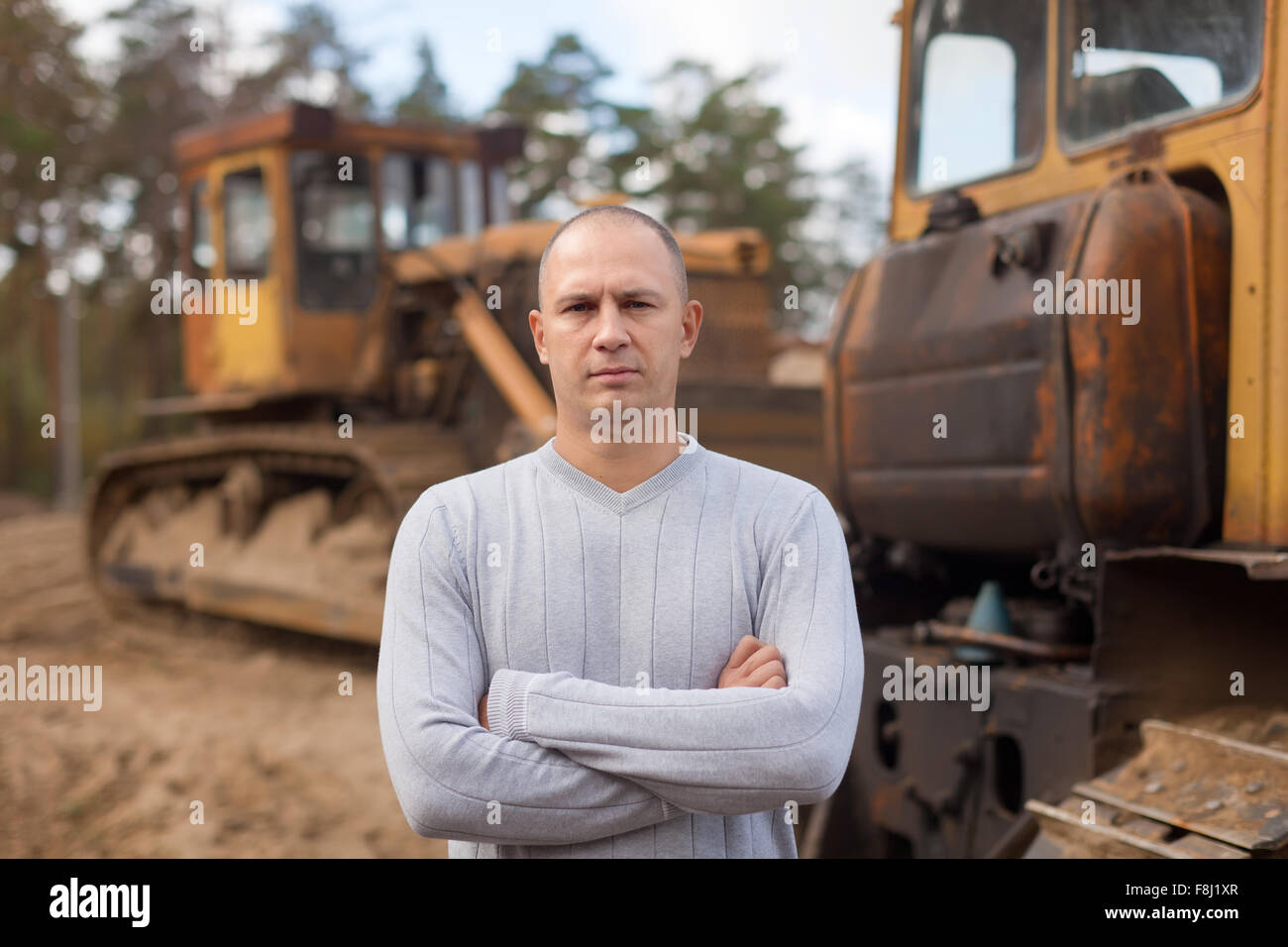 Portrait tractor operator workplace hi-res stock photography and images ...