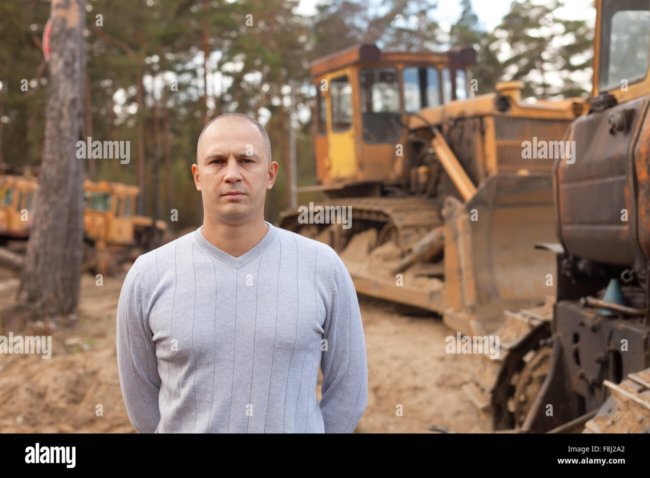 Portrait tractor operator workplace hi-res stock photography and images ...