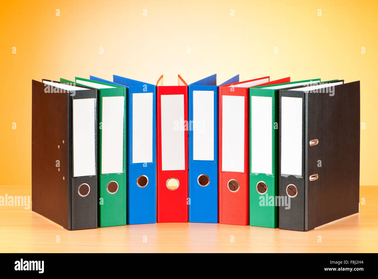 Office folder against gradient background Stock Photo - Alamy