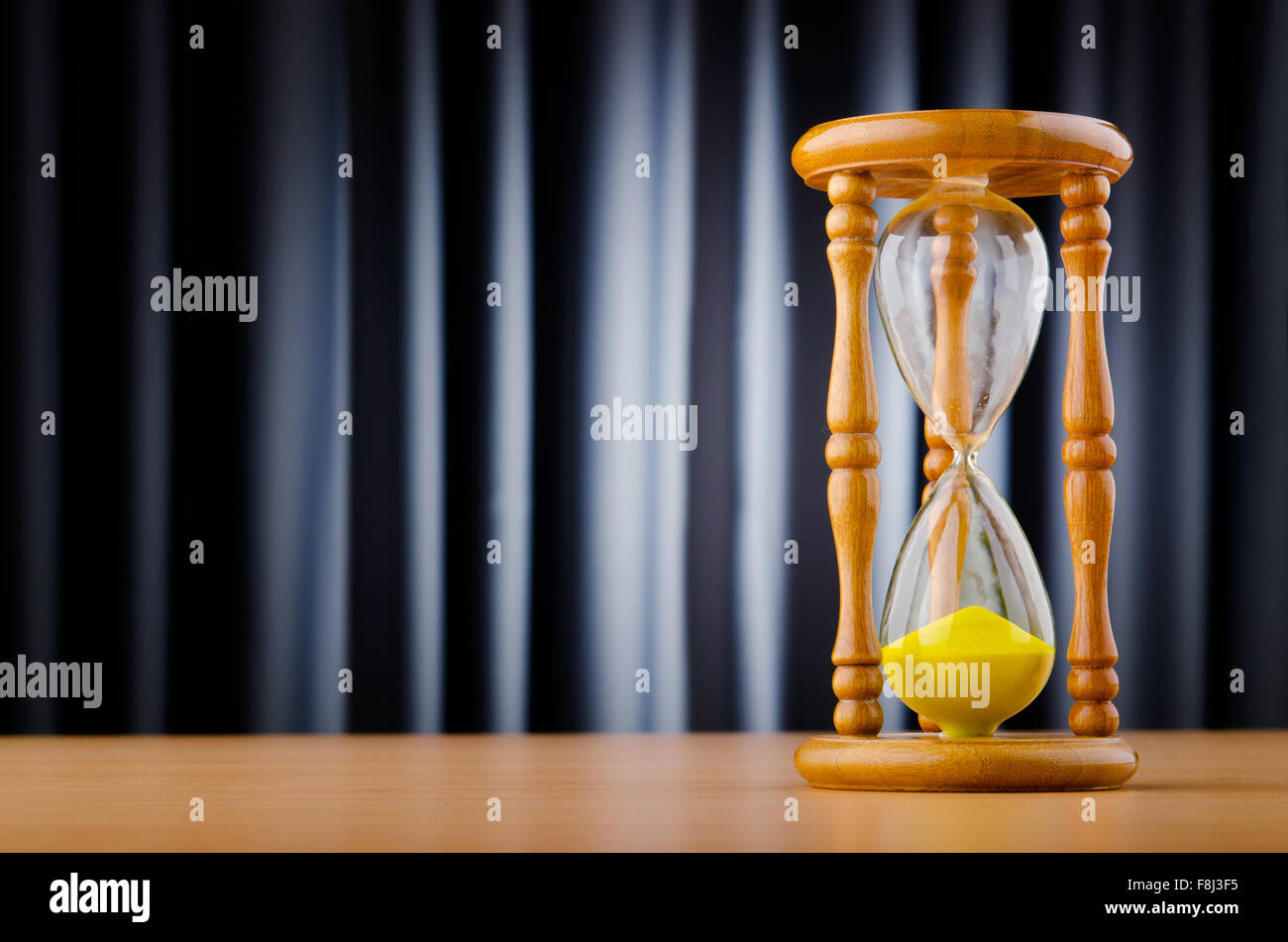 Time concept with hour glass Stock Photo - Alamy