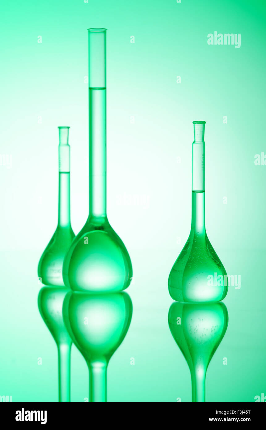 Chemical tubing at gradient background Stock Photo - Alamy