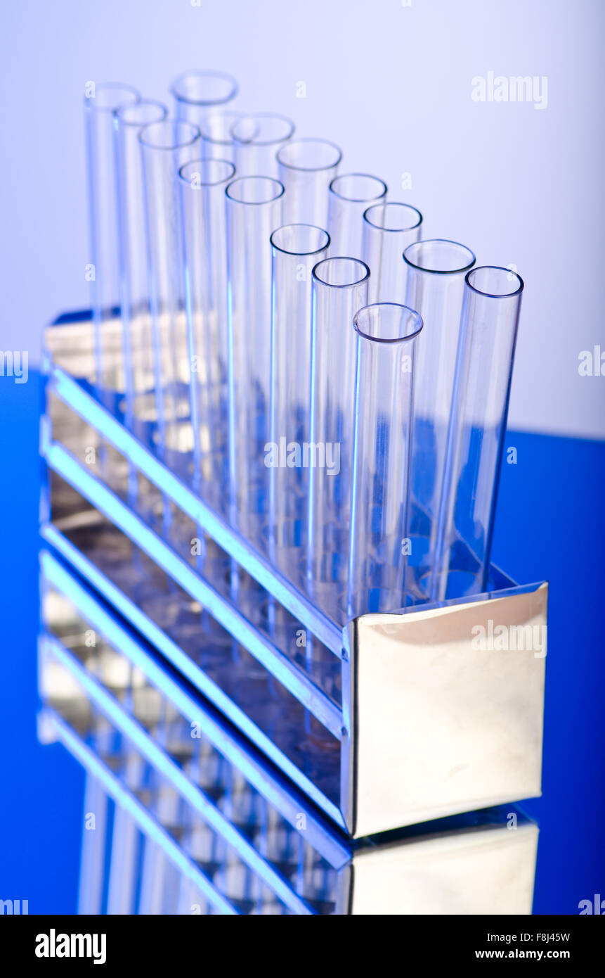 Chemical tubing at gradient background Stock Photo - Alamy