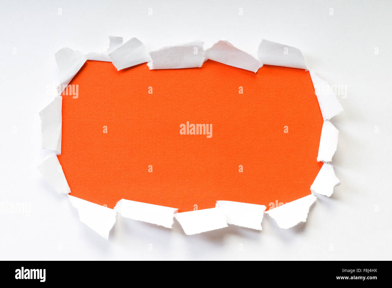 Space for your message on torn paper Stock Photo - Alamy