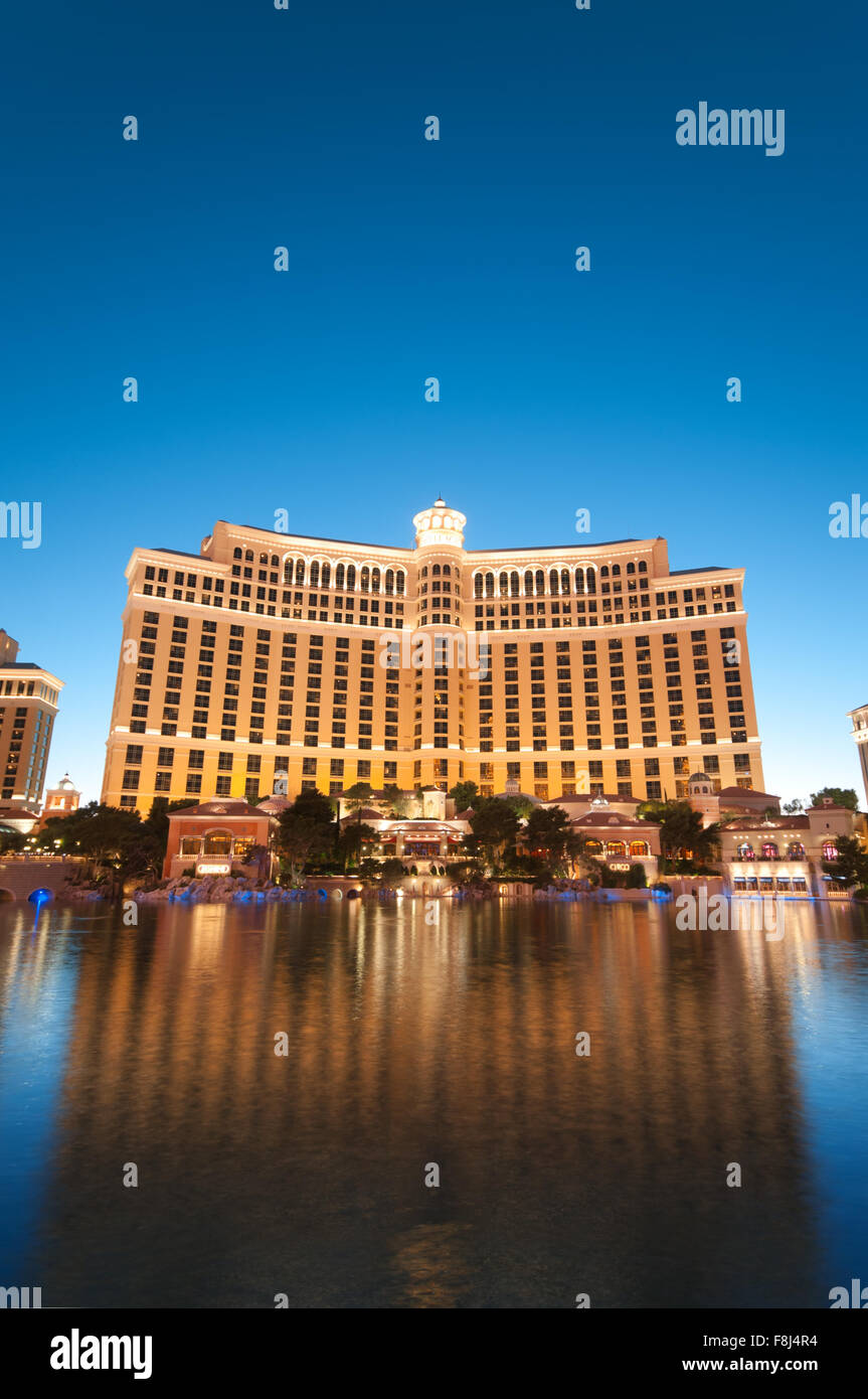 Bellagio hotel casino entrance sign hi-res stock photography and images ...