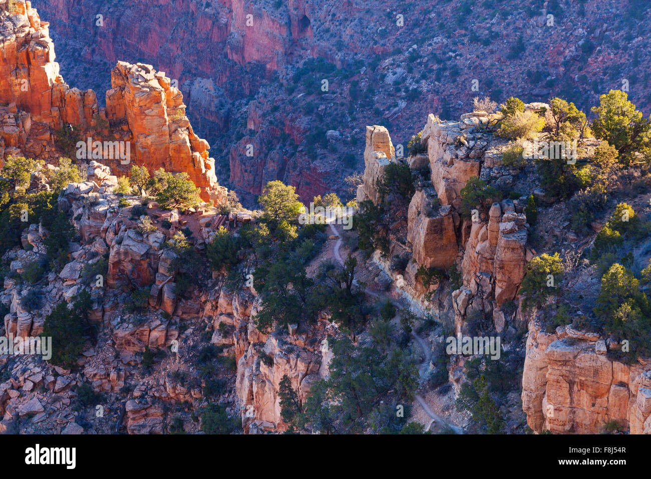 Grand Canyon's some of inner ridges Stock Photo - Alamy