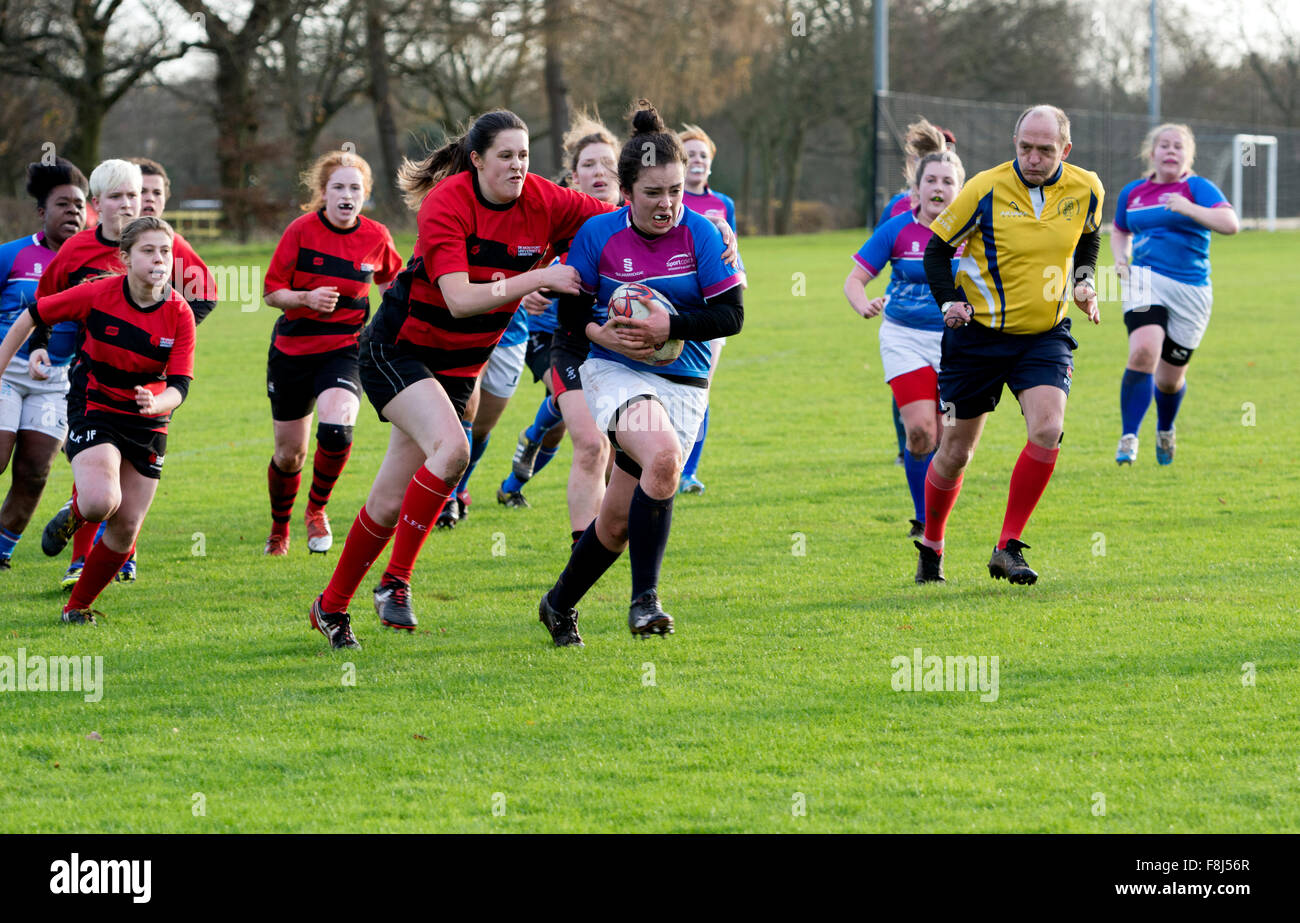 University sport UK - women`s Rugby Union Stock Photo - Alamy