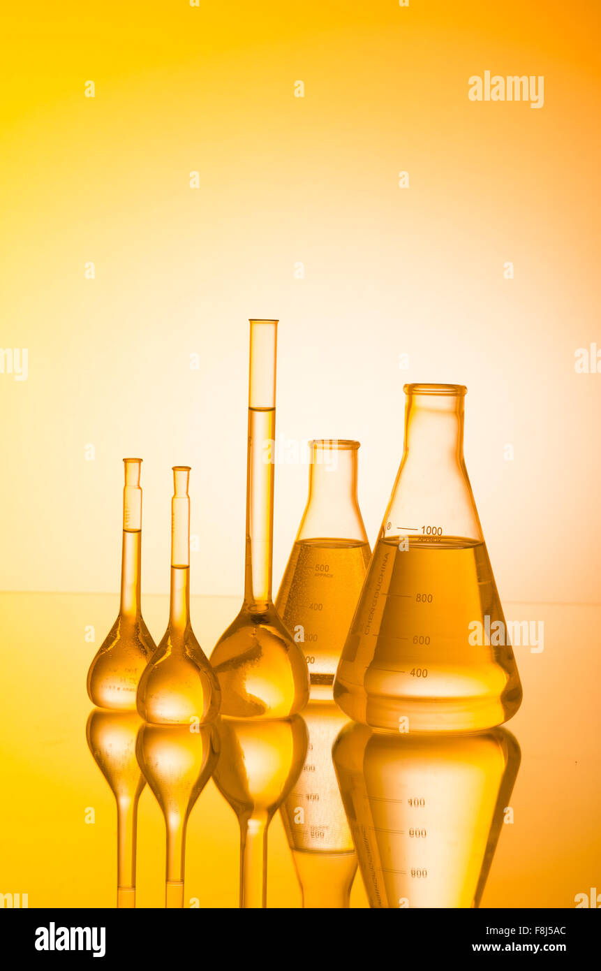Chemical laboratory and tubing Stock Photo - Alamy