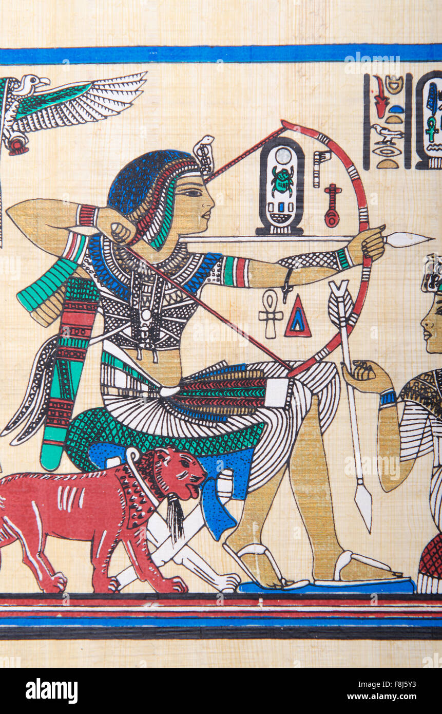 Egyptian papyrus as a background Stock Photo - Alamy
