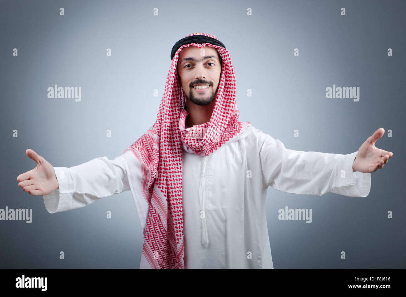 Portrait of young arab Stock Photo - Alamy