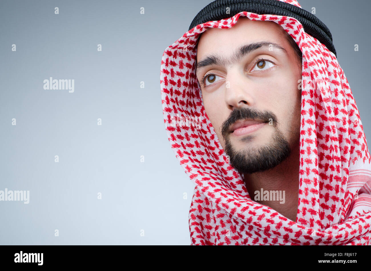 Portrait of young arab Stock Photo - Alamy