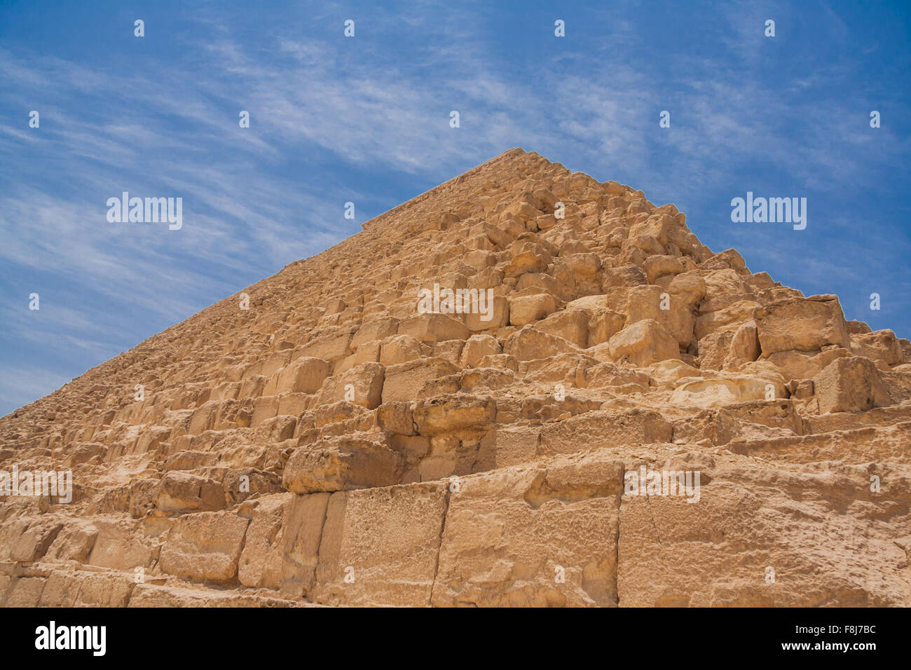 Ancient pyramids of Giza in a desert of Egypt Stock Photo - Alamy