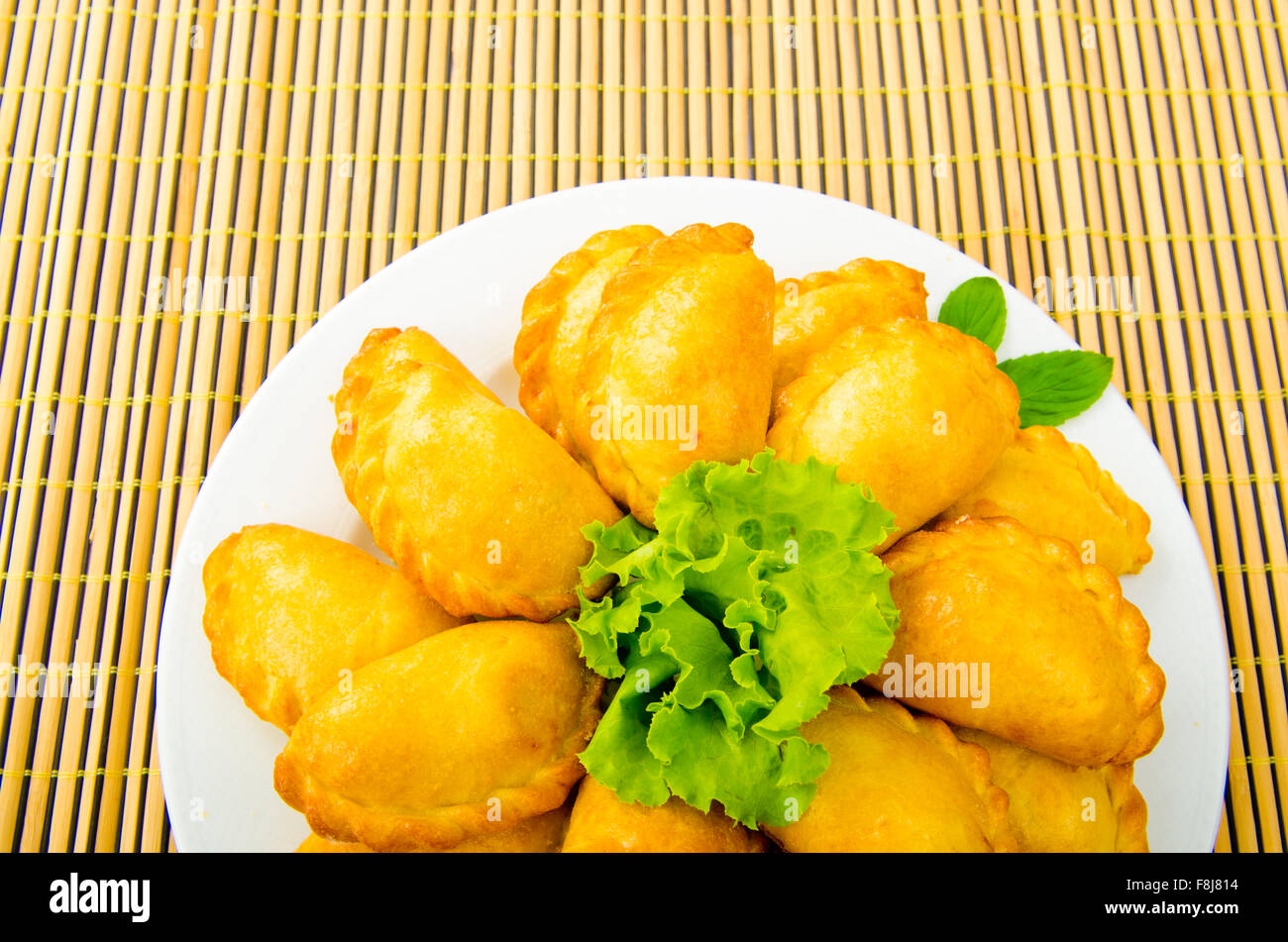 Meat patties in the plate Stock Photo - Alamy