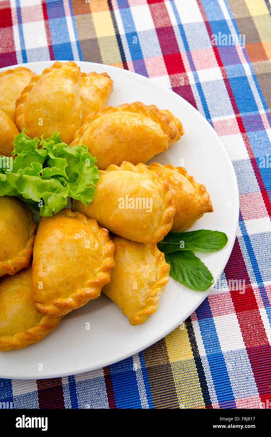 Meat patties in the plate Stock Photo - Alamy