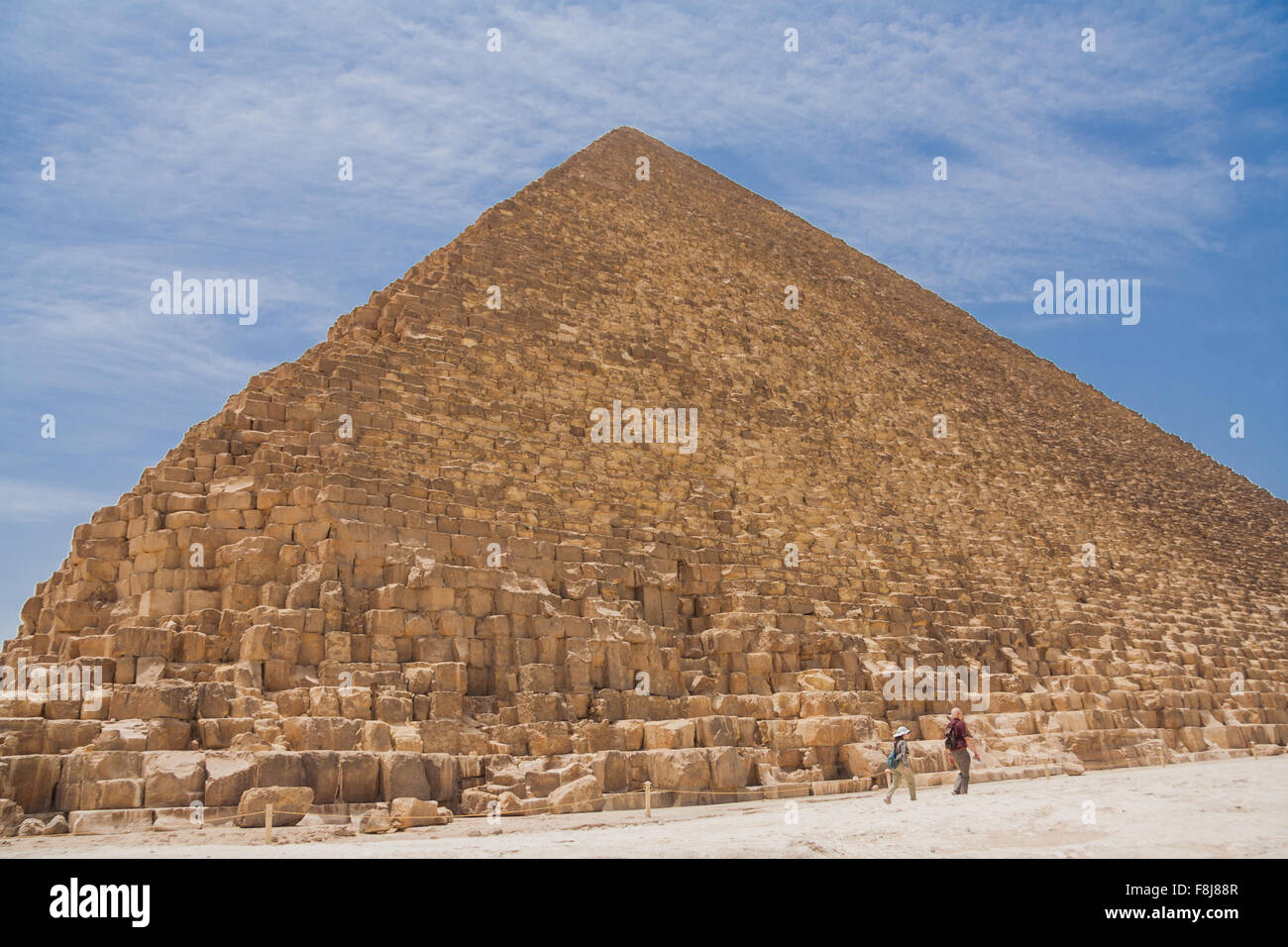 Ancient pyramids of Giza in a desert of Egypt Stock Photo - Alamy