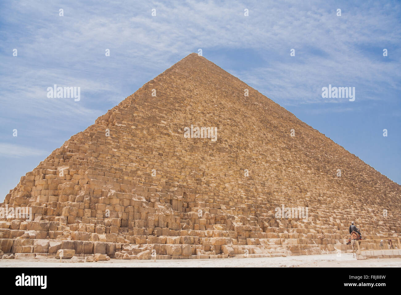 Ancient pyramids of Giza in a desert of Egypt Stock Photo - Alamy