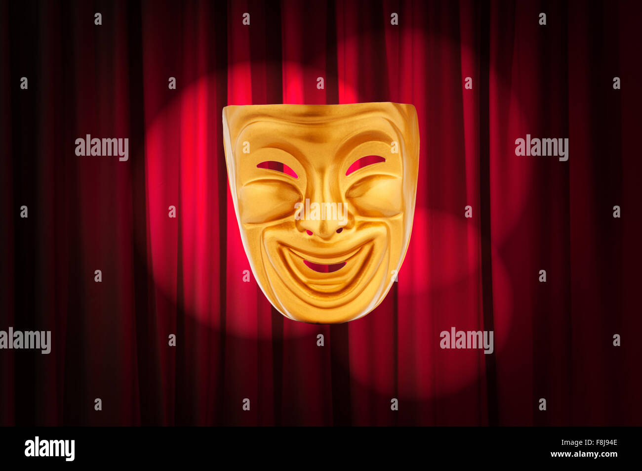 Theatre performance concept with masks Stock Photo - Alamy