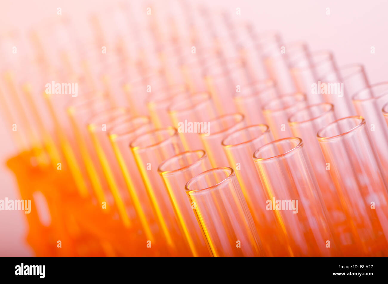 Chemical glass tubing in lab Stock Photo - Alamy