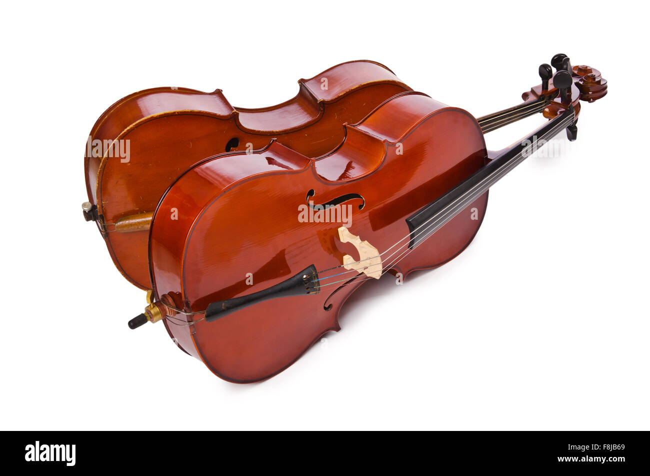Musical instruments isolated on white Stock Photo - Alamy