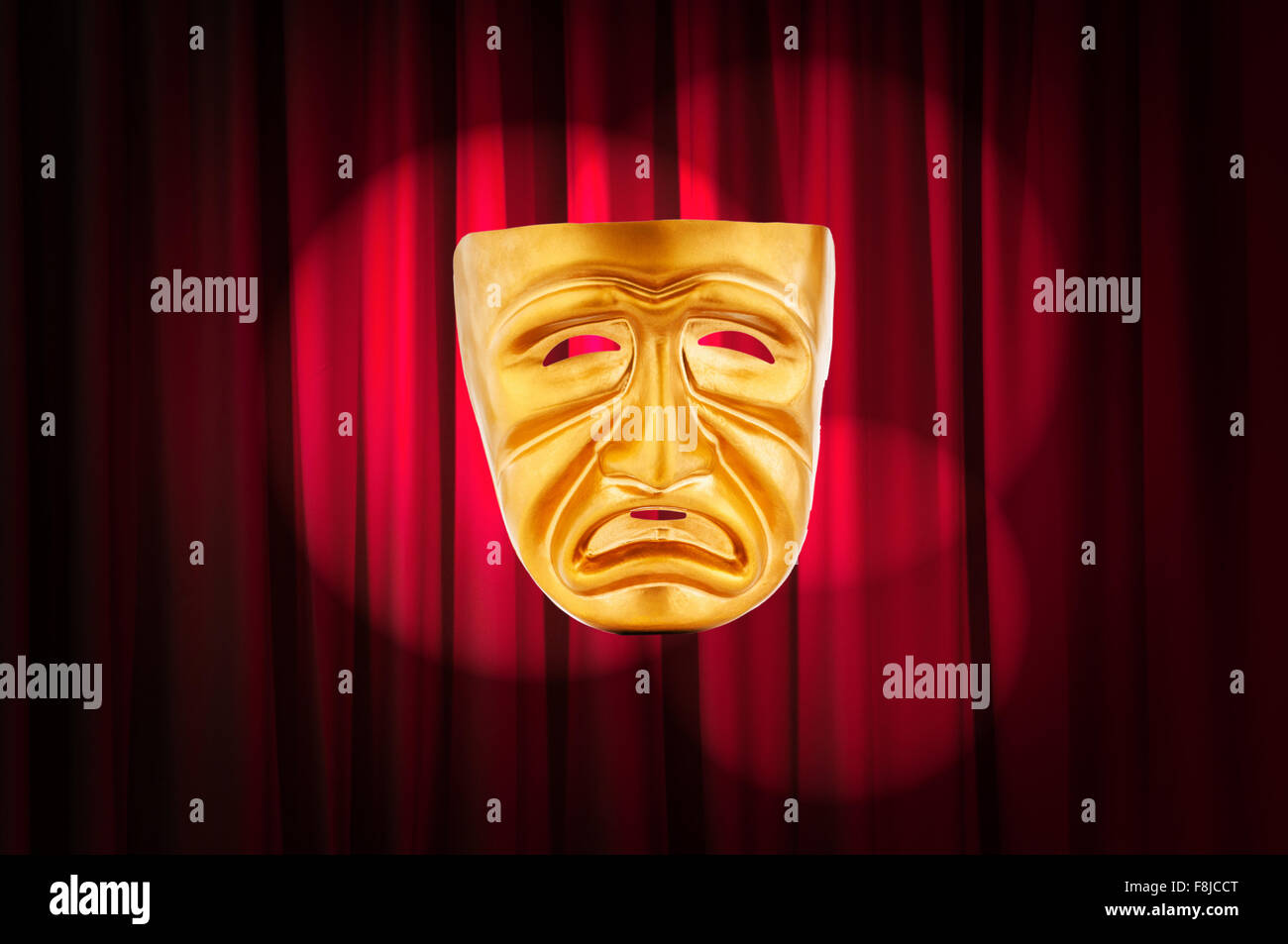 Theatre performance concept with masks Stock Photo - Alamy