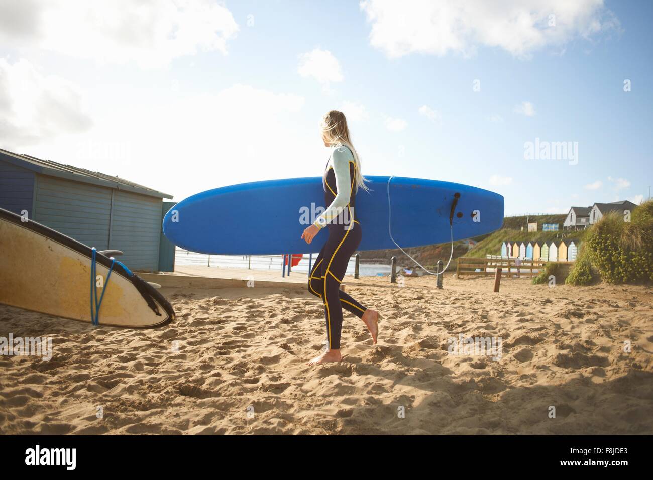 Surfer cornwall female hi-res stock photography and images - Alamy