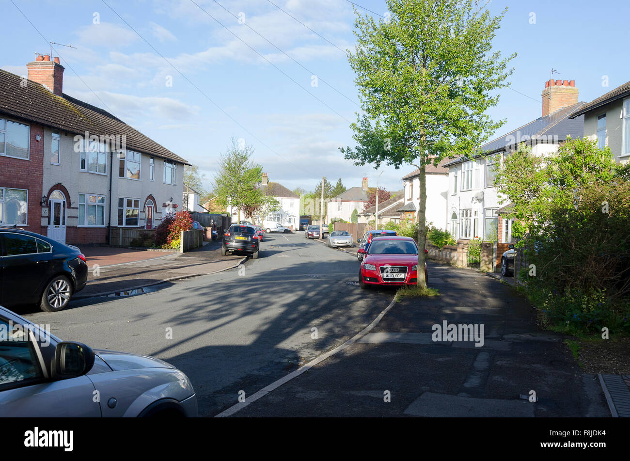 Typical suburban street hi-res stock photography and images - Alamy
