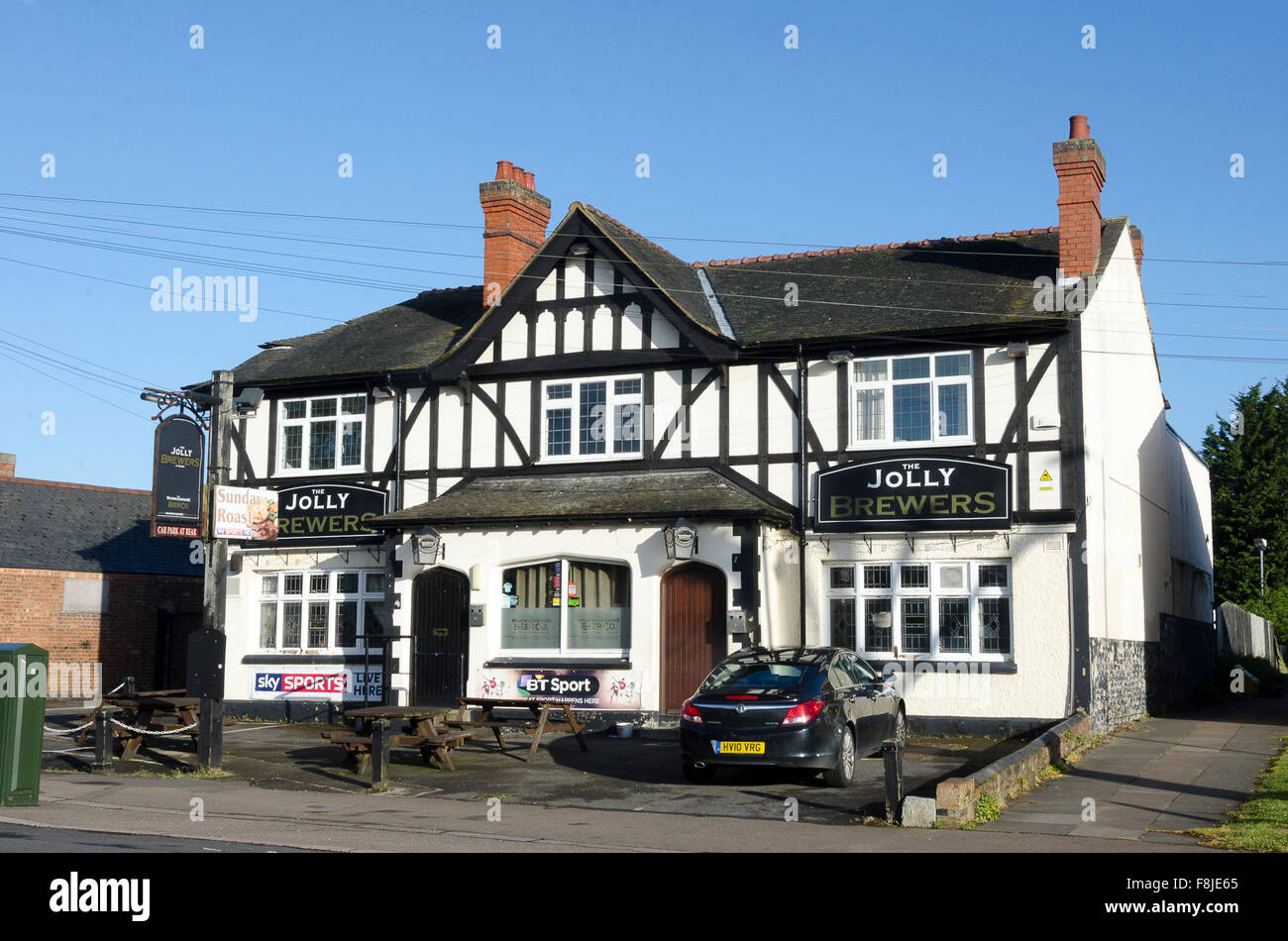 The Jolly Brewers pub, Rugby, Warwickshire, England Stock Photo - Alamy