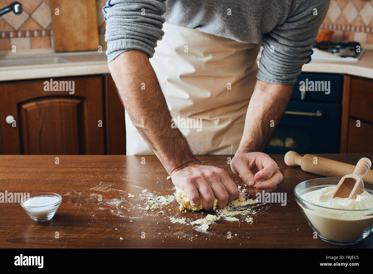 White pasta white bread hi-res stock photography and images - Alamy