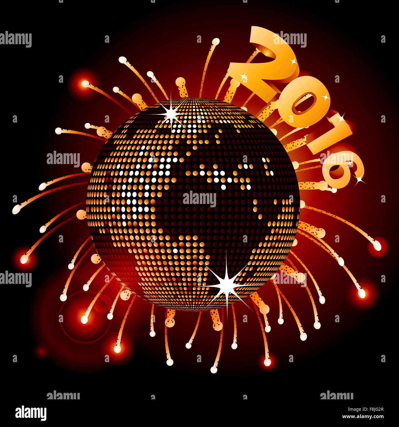 World map disco ball celebrating hi-res stock photography and images ...