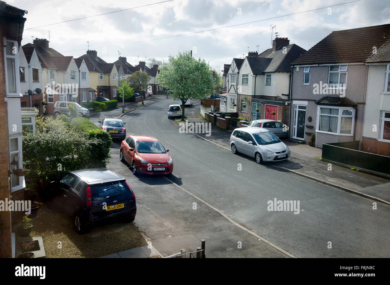 Typical suburban street hi-res stock photography and images - Alamy