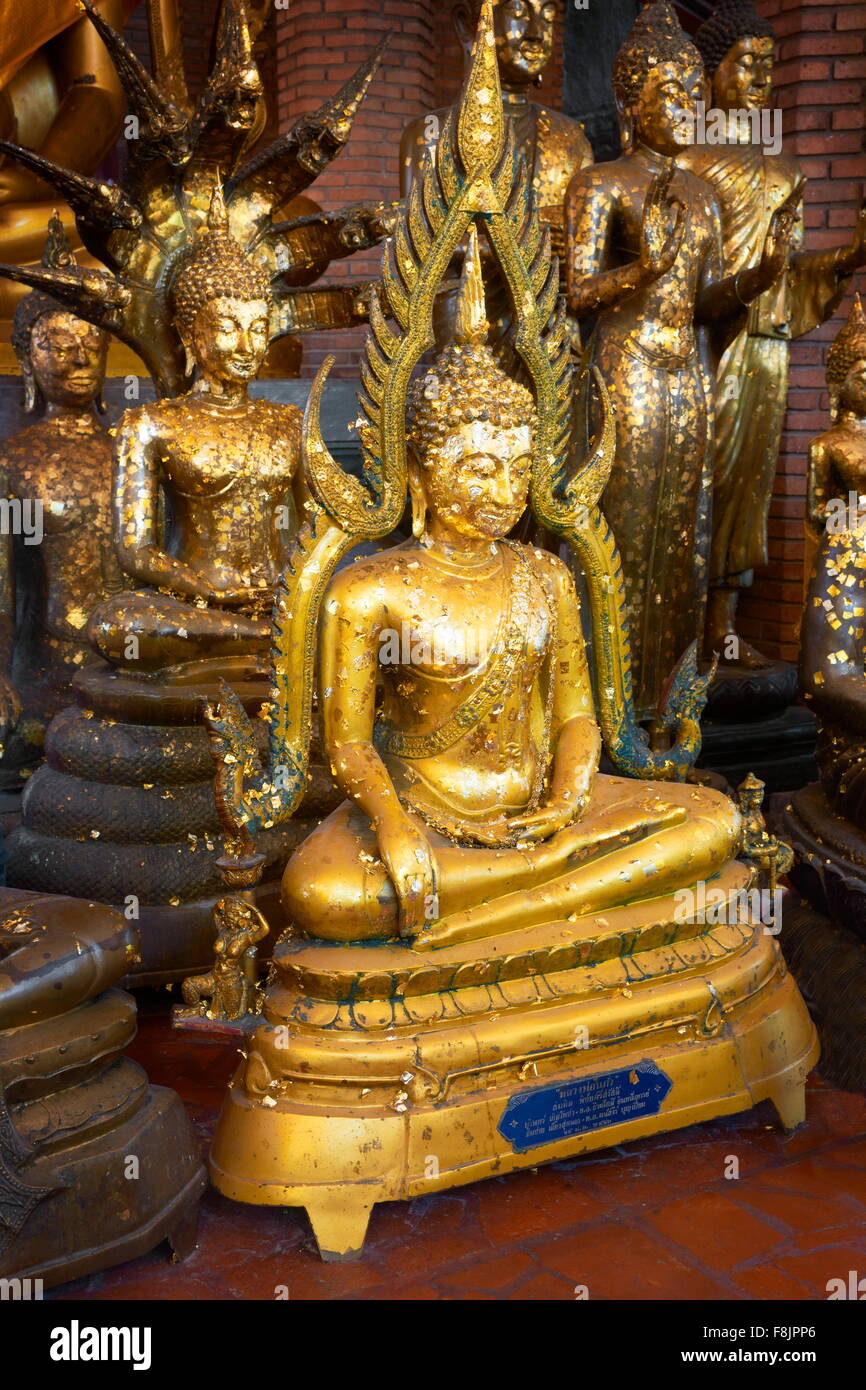 Gold buddha statue detail hi-res stock photography and images - Alamy