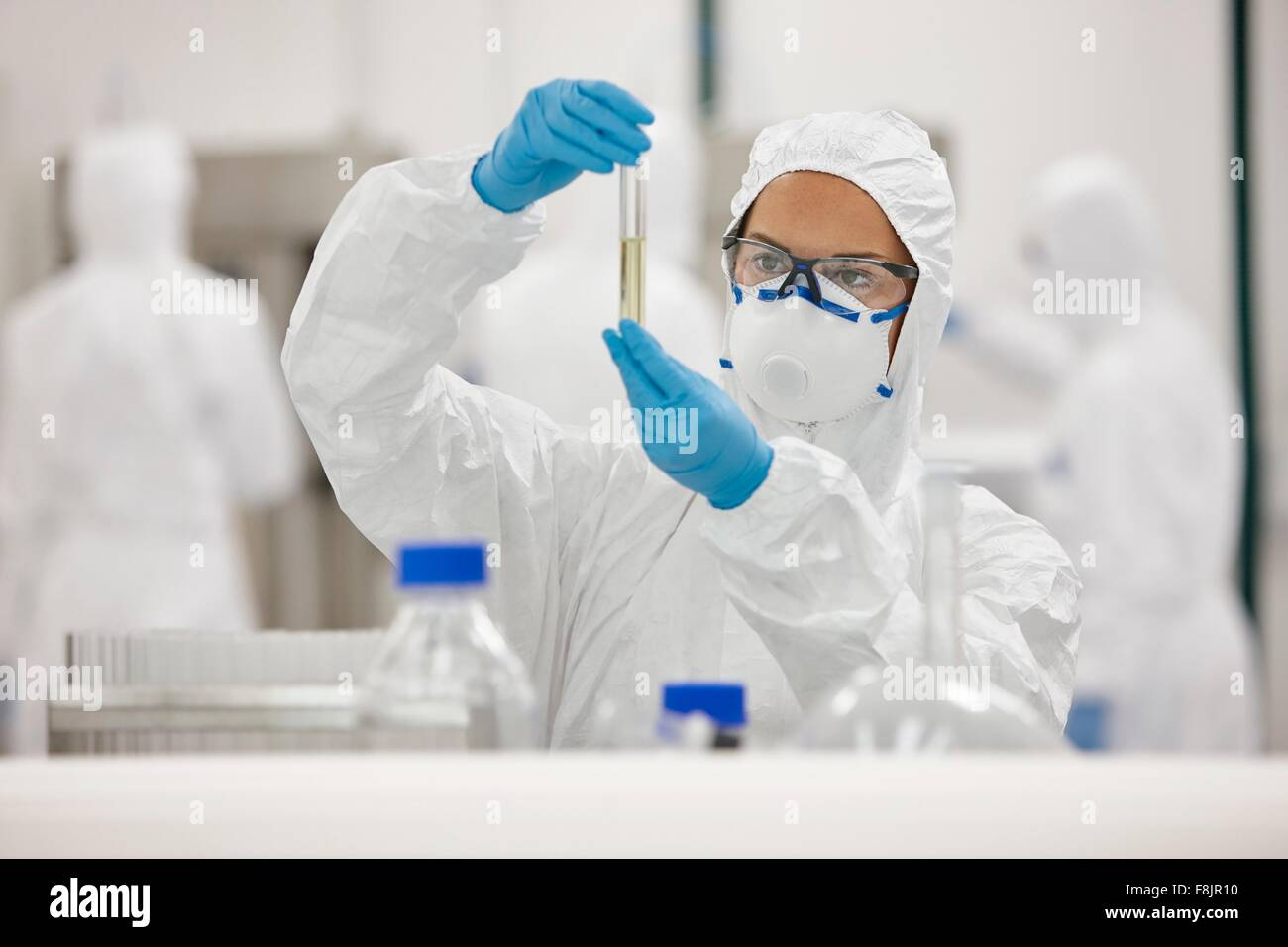 Scientists working in laboratory Stock Photo - Alamy