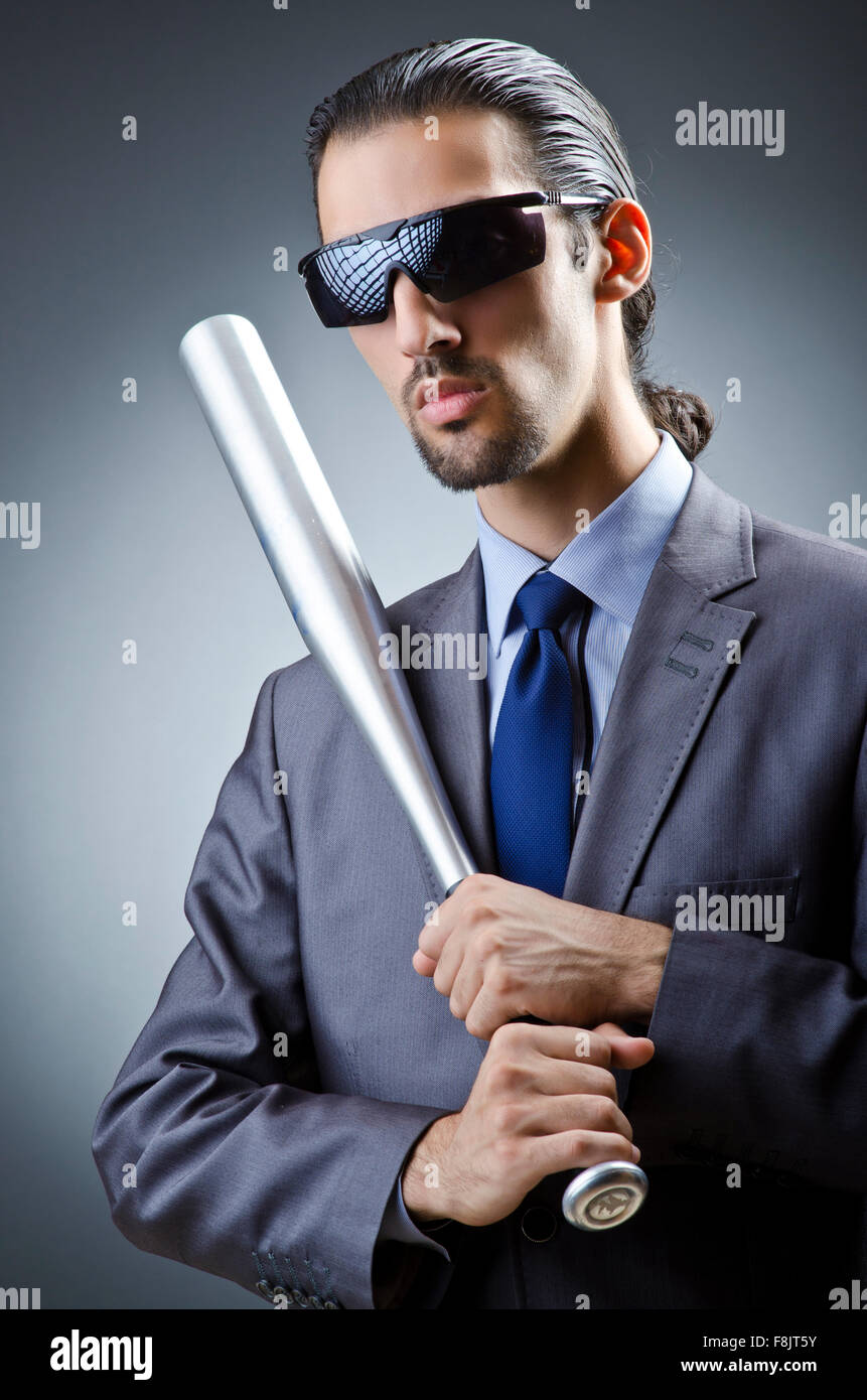 Angry businessman bat on hi-res stock photography and images - Alamy