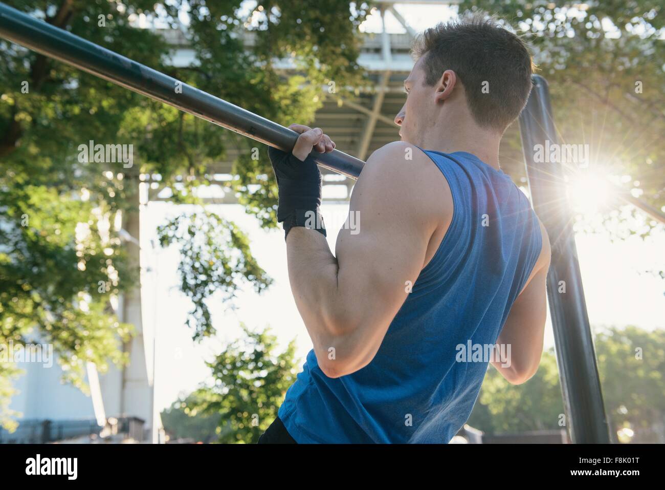 Pull Ups Man High Resolution Stock Photography and Images - Alamy