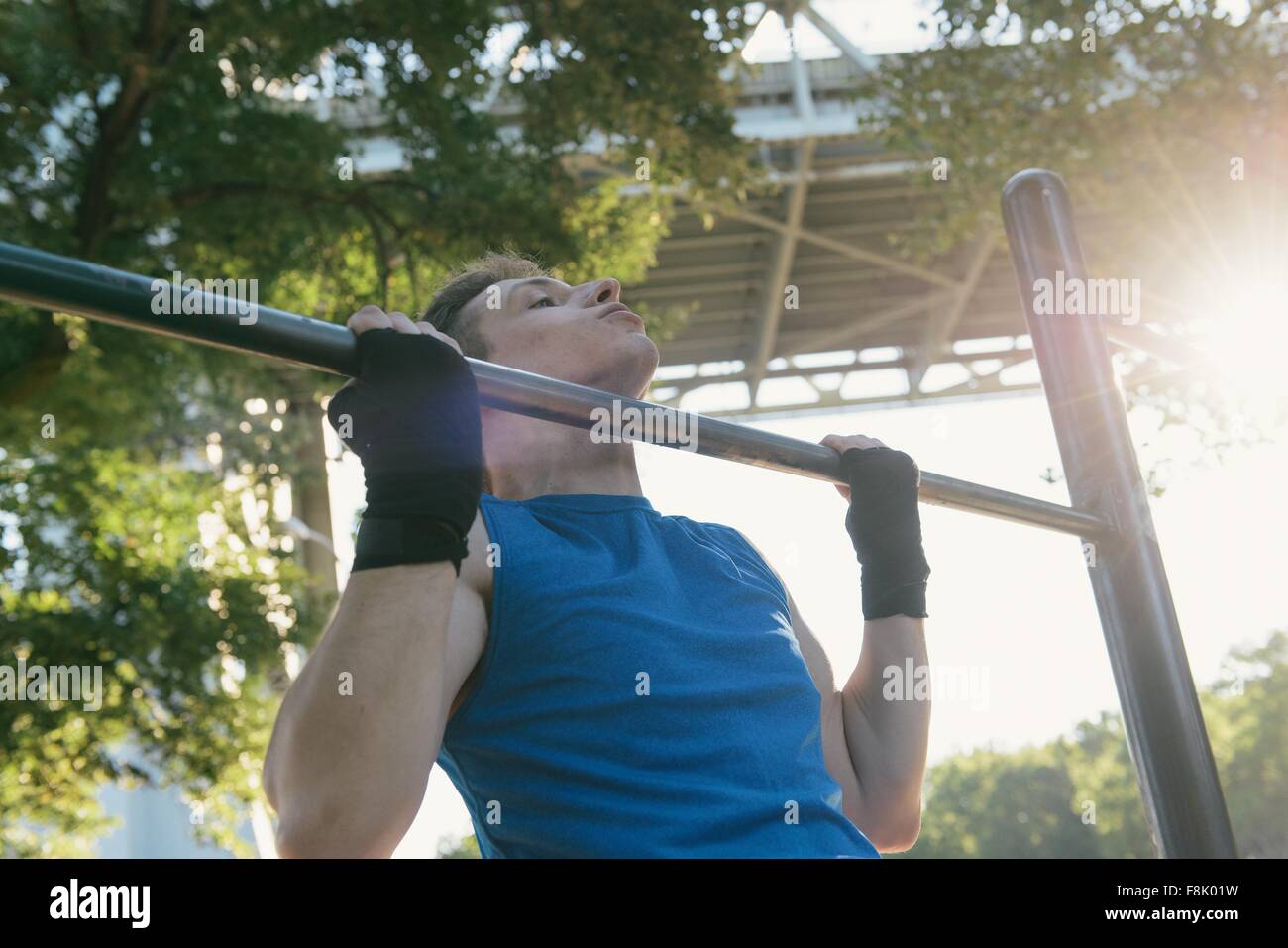 Pull Ups Man High Resolution Stock Photography and Images - Alamy