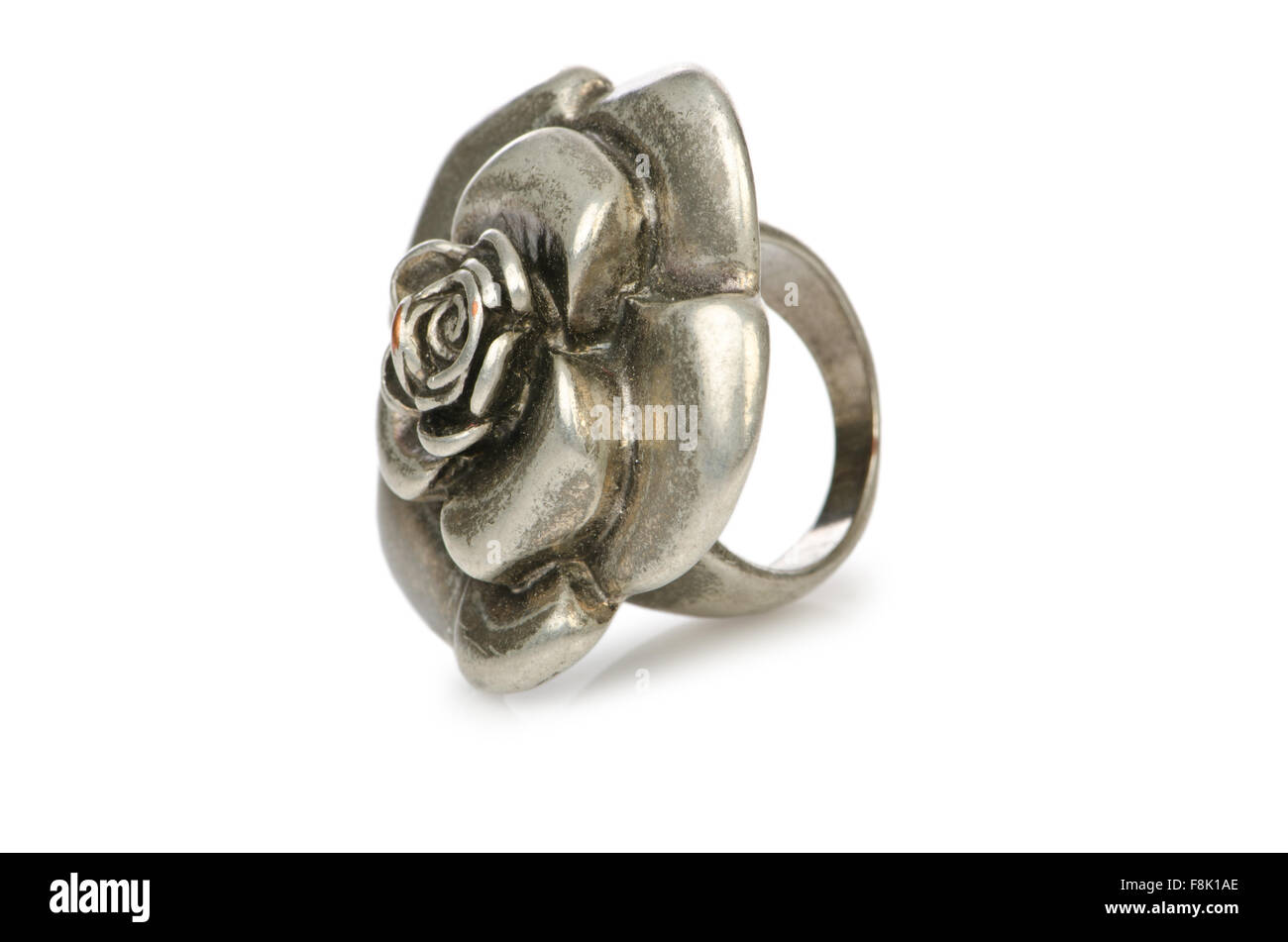 Ring isolated on white background Stock Photo - Alamy