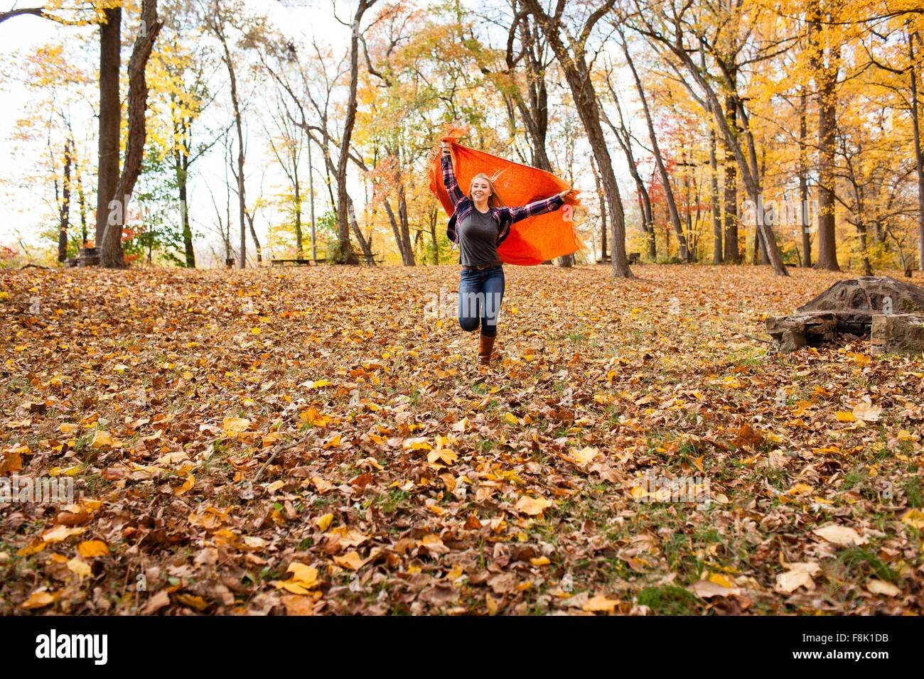 Running with blanket hi-res stock photography and images - Alamy