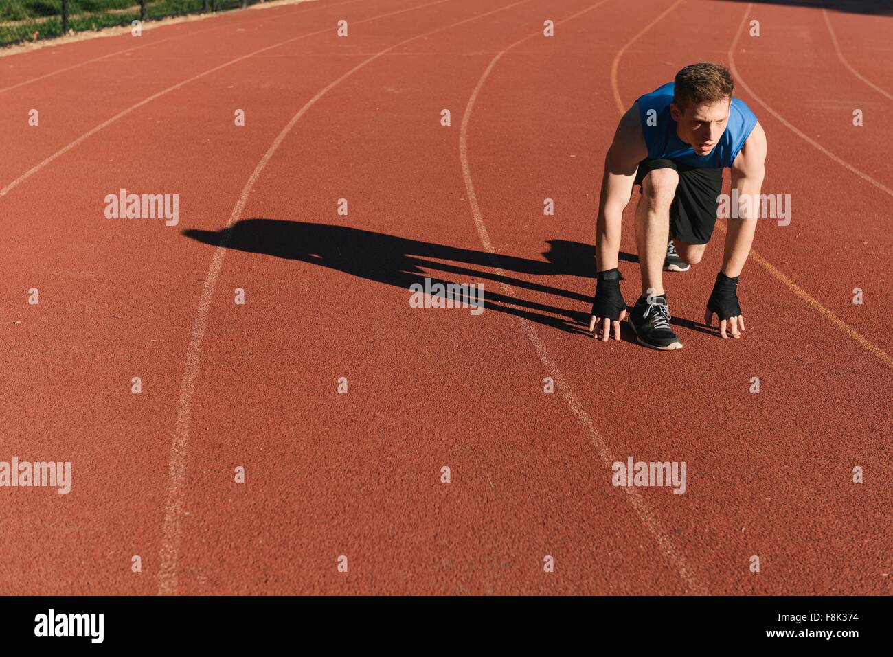 Running away from the start hi-res stock photography and images - Alamy