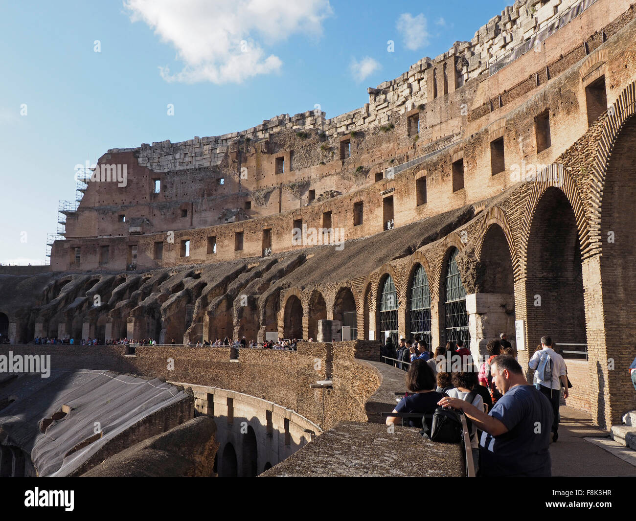 Tourists visiting the Colosseum in Rome, Italy Stock Photo - Alamy