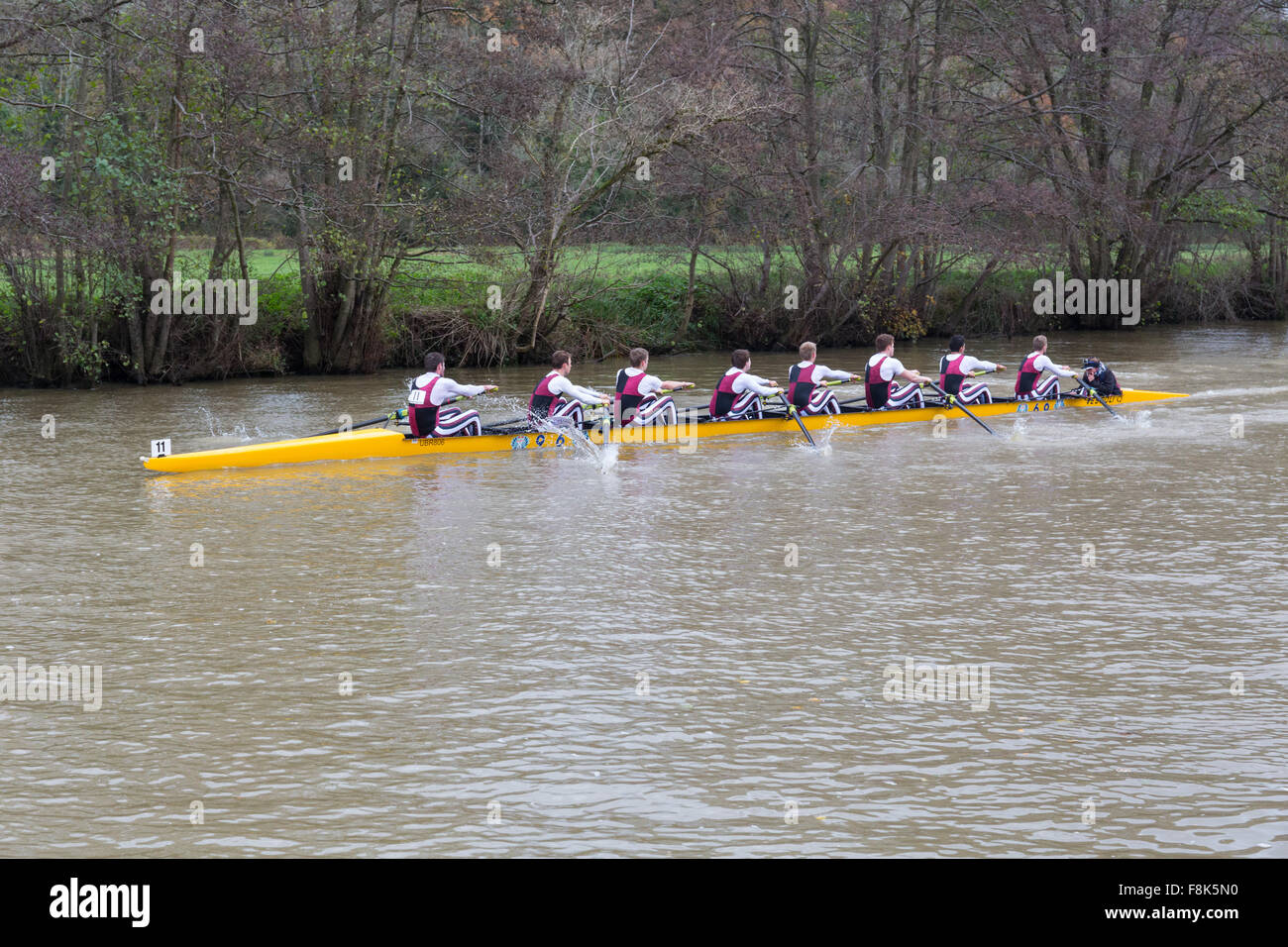UBBC Head race, rowing event 2015 Stock Photo - Alamy