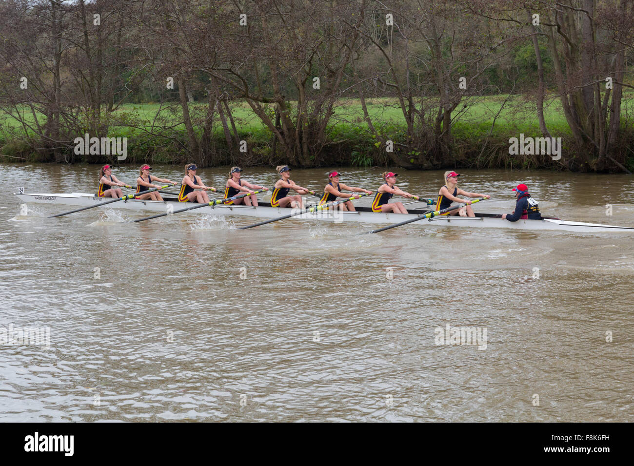 UBBC Head race, rowing event 2015 Stock Photo - Alamy