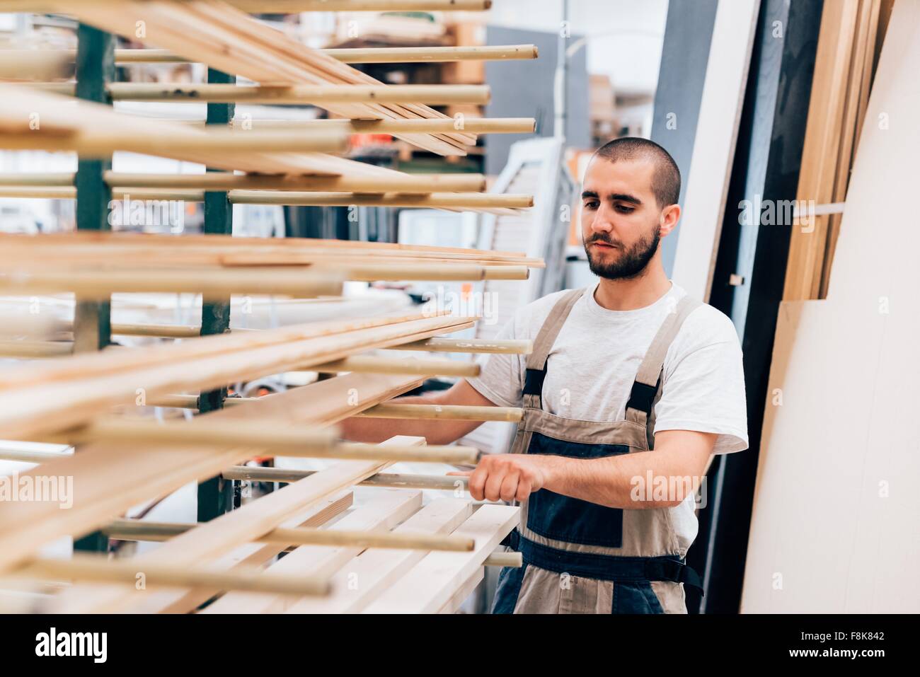 Man carpenter in preparation hi-res stock photography and images - Alamy