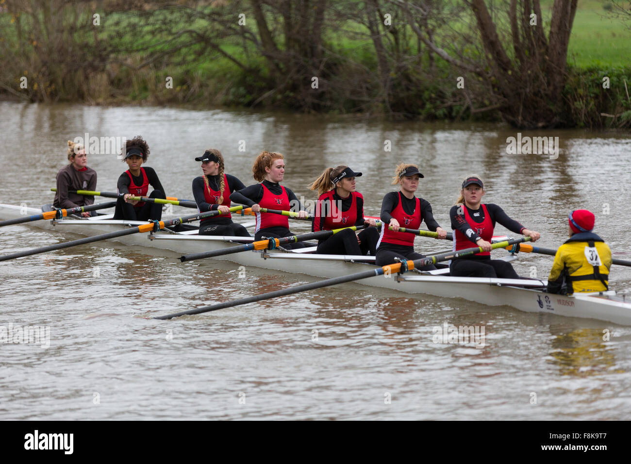 UBBC Head race, rowing event 2015 Stock Photo - Alamy