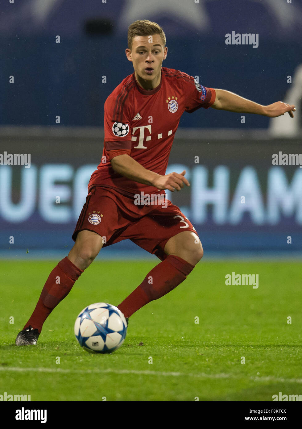 Munich's Joshua Kimmich in action during the UEFA Champions League ...