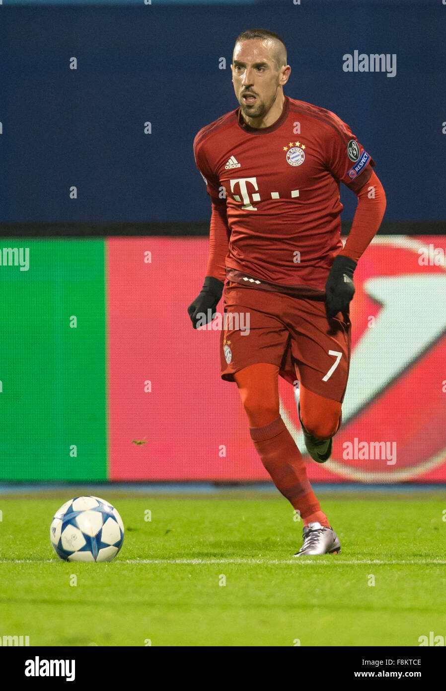 Munich's Franck Ribery in action during the UEFA Champions League Group ...