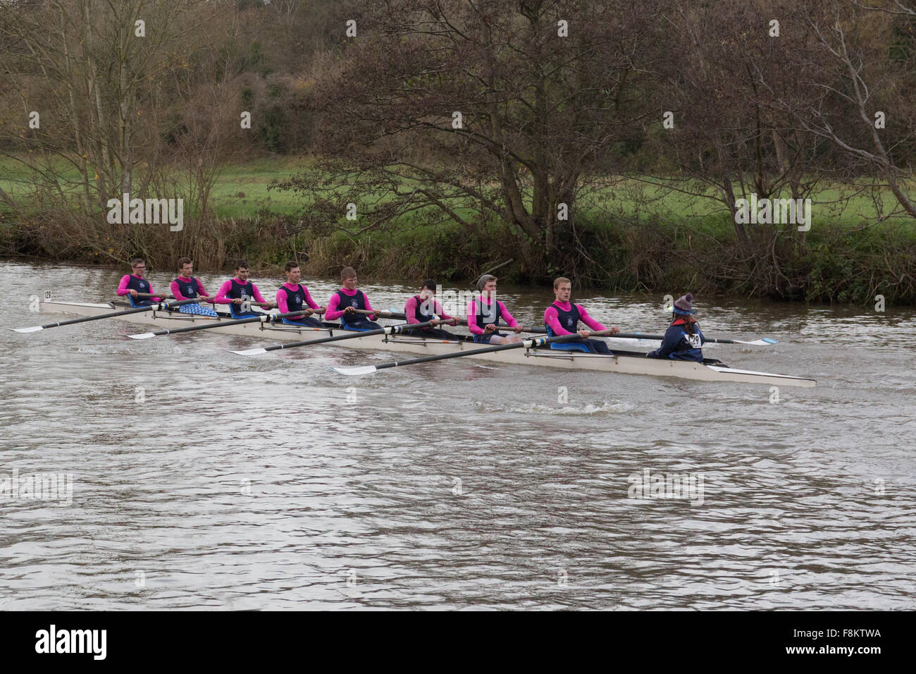 UBBC Head race, rowing event 2015 Stock Photo - Alamy