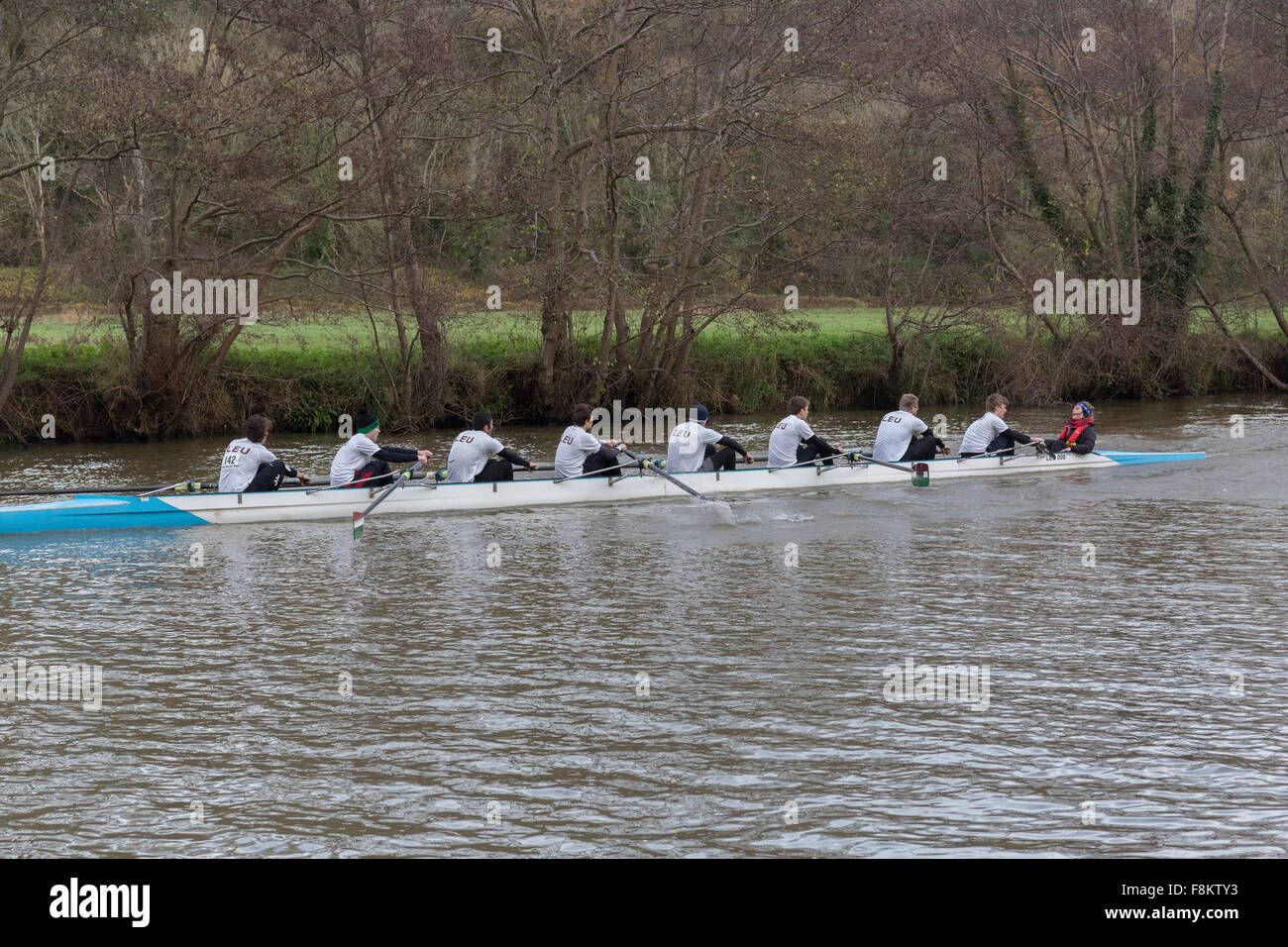 UBBC Head race, rowing event 2015 Stock Photo - Alamy