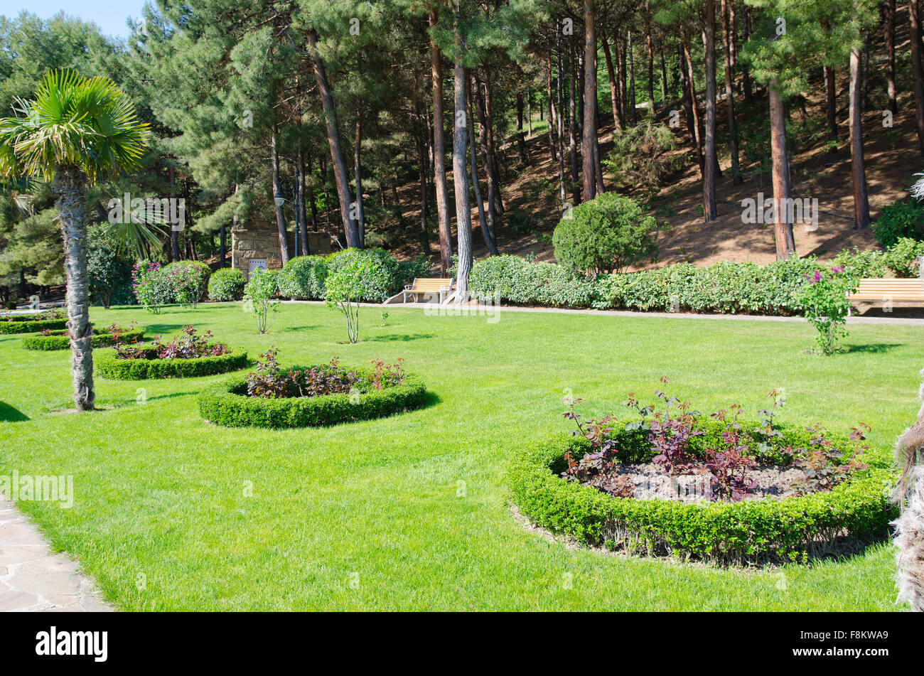 green park design Stock Photo - Alamy