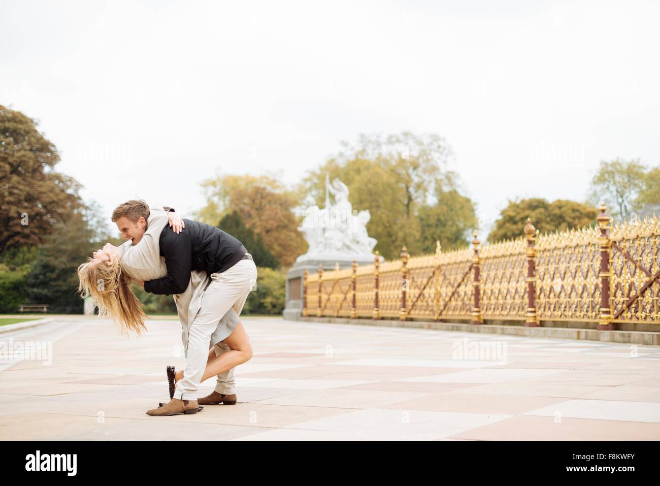 Man woman bending over backwards hi-res stock photography and images ...